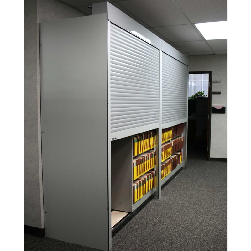 Secure & Space-Saving Storage with Sliding Shelves and Shutters
